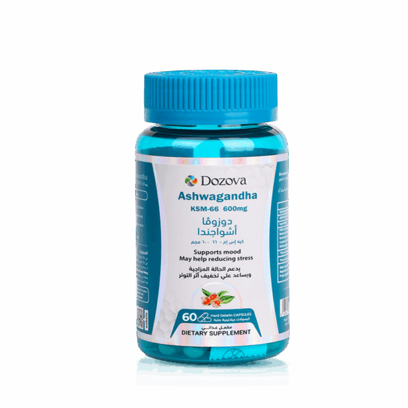 Dozova Ashwagandha KSM-66 600mg Stress & Mood Support | 60 Capsules ...